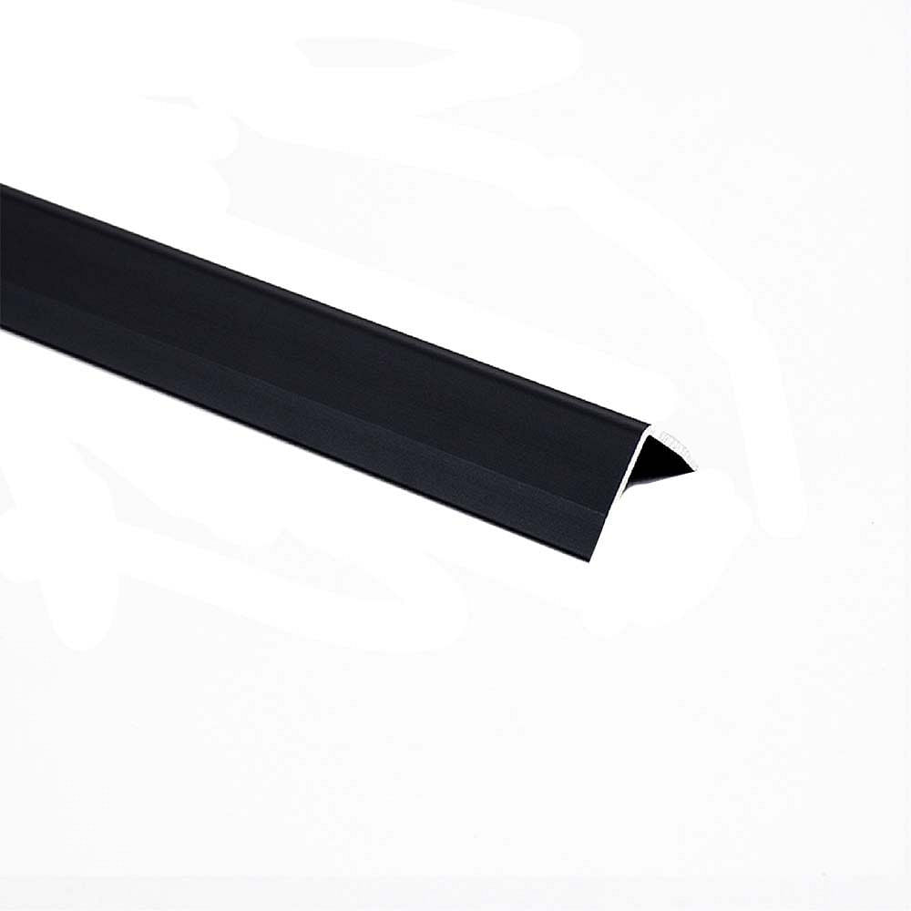 Tapacanto Aluminio Negro 16X16X2500 Moldumet