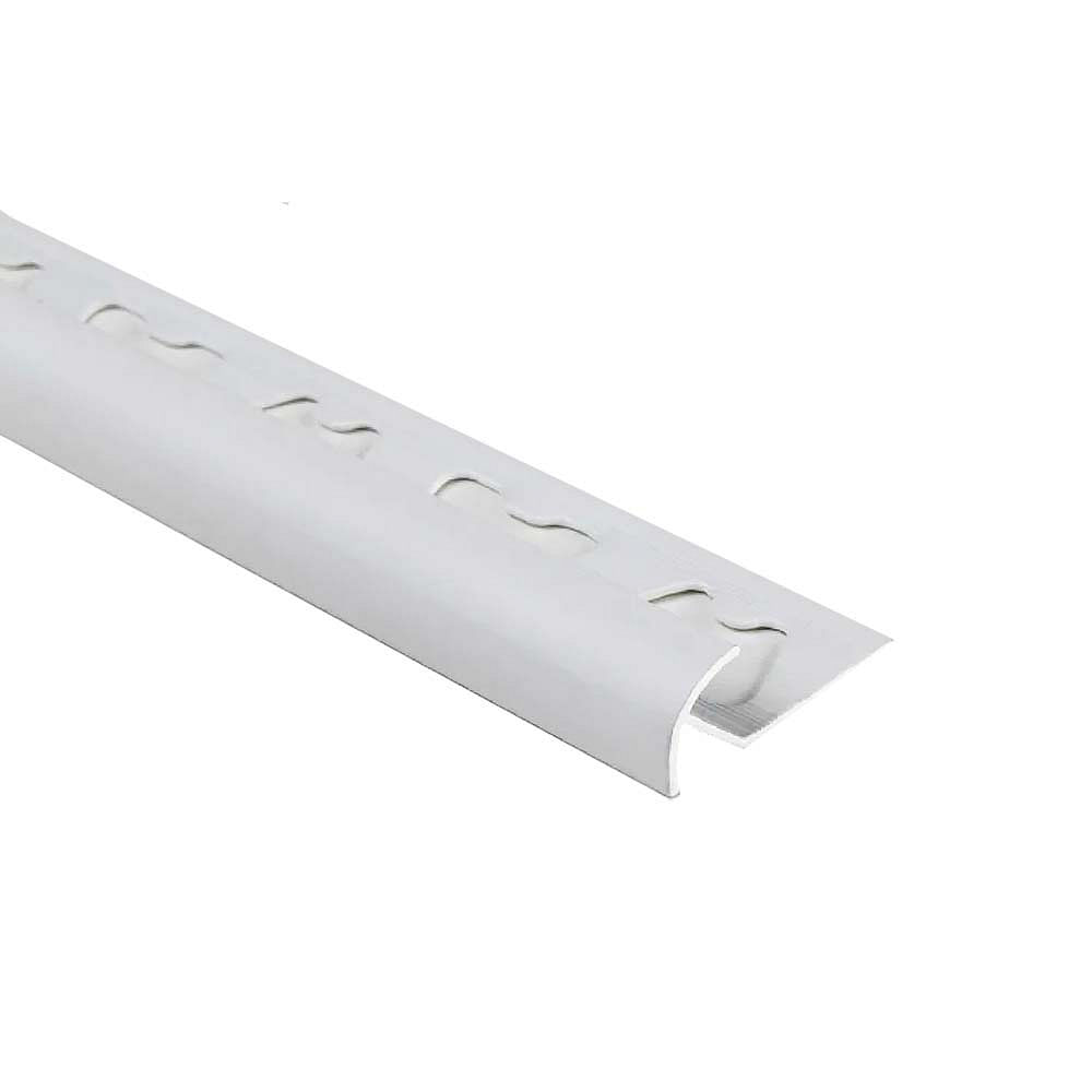 Guardacanto Aluminio Blanco 9X2500 Moldumet